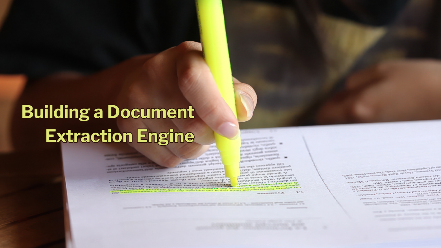 Building a Document Extraction Engine: A Field Guide - Alan Knox